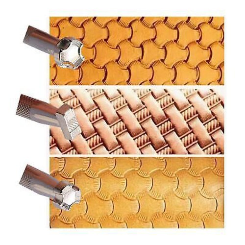 3Pcs Leather Stamping Tools,Carving Craft Stamps Punch Tool for Craft ...