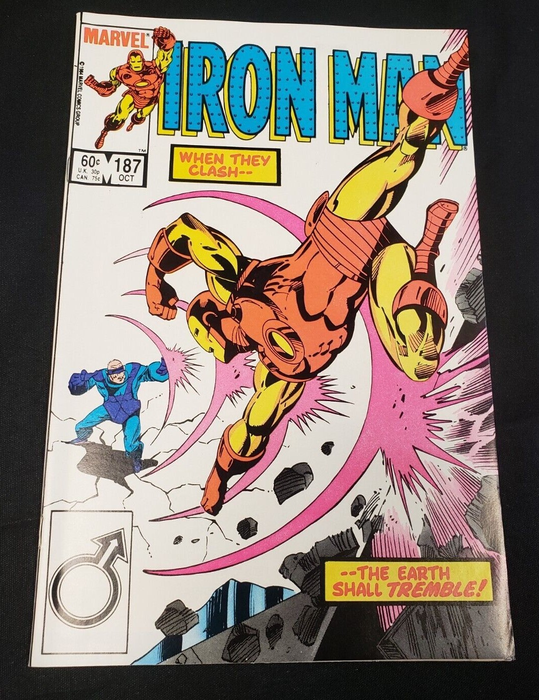 IRON MAN #187 (VF) BAGGED & BOARDED, THE VENGEANCE OF VIBRO 1984 | eBay