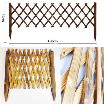 Deluxe Trellis Fence with Posts - PREMIUM! Spike Freestanding Lattice ...