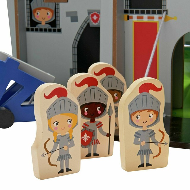 Chad Valley Knights Wooden Castle Toy Set (8843269) for sale online | eBay