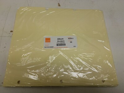 Gaylord Archival 11 1/2 X 9 1/2 Acid Free Album Dividers Package of 24 ...