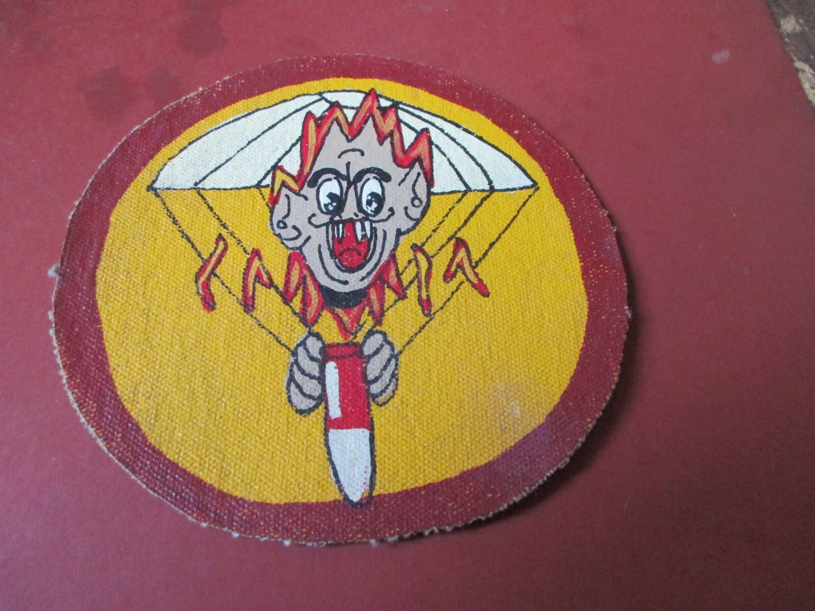 WWII USA DEVIL 462 RD PARACHUTE FIELD ARTILLERY BATT FLIGHT JACKET ...