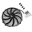 Universal 16 Inch 12V Push Pull Electric Radiator Cooling Fan and Relay ...