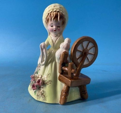 RARE Josef Originals Colonial Days Series Spinning Wool with Wheel ...