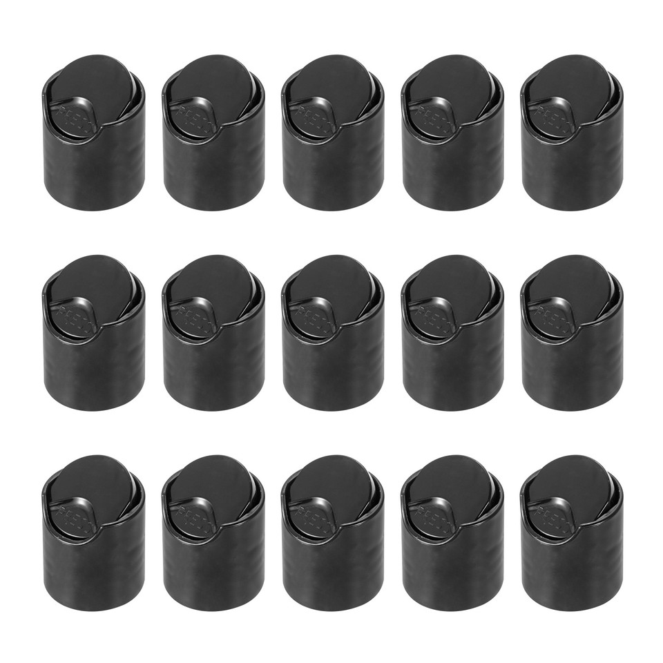 15Pcs Black Disc Top Caps Replacement 20/410 Press Disk Cap 0.9x0.8x0.7 ...