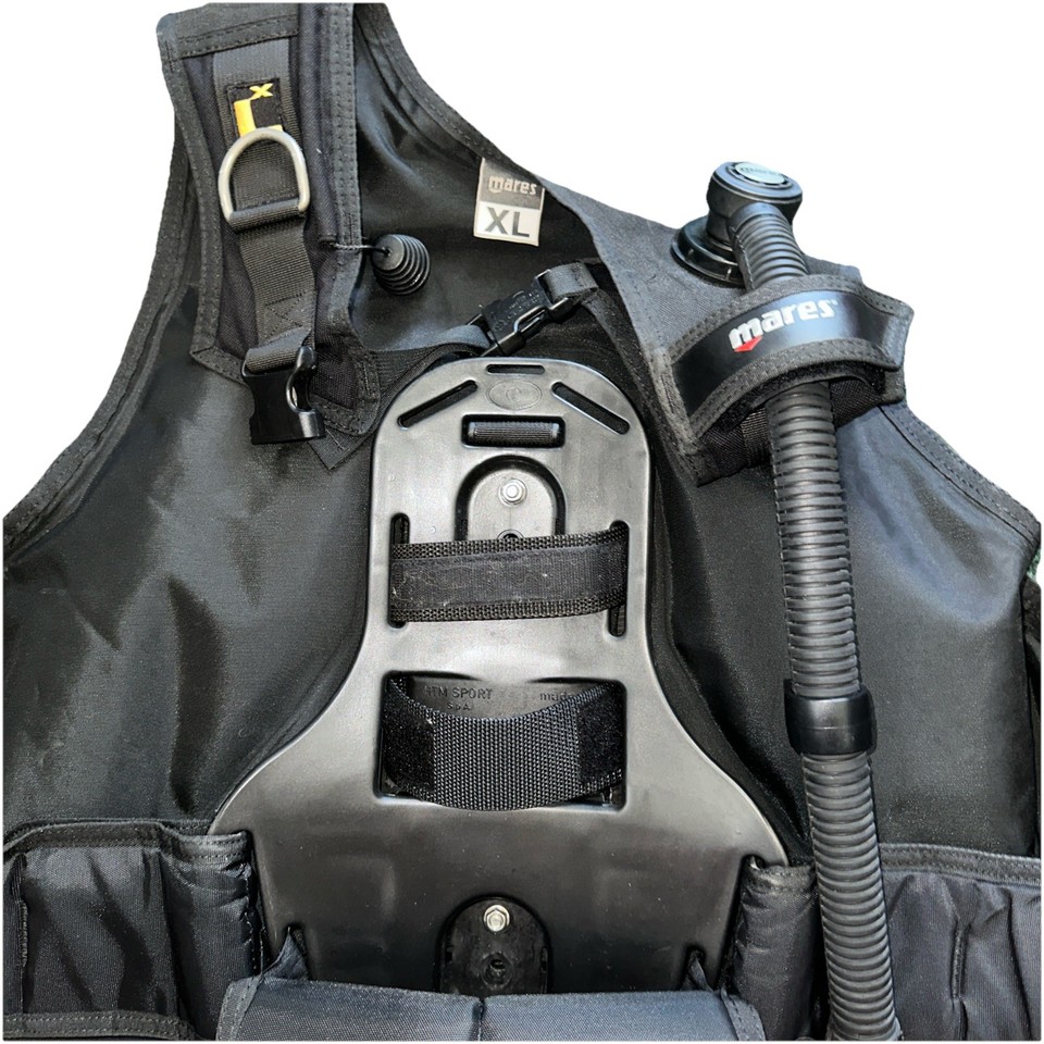 Mares Scuba Vest- Vector Origin - Black- size Xtra used once | eBay