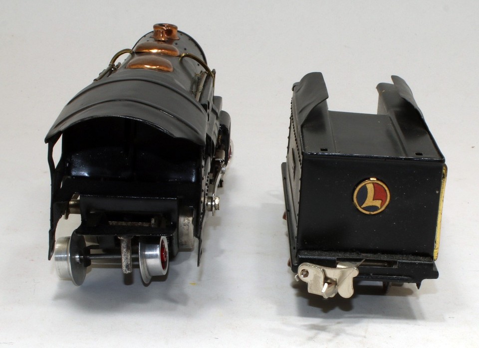 Lionel Pre-War 259E Gloss Black 2-4-2 Steam Locomotive & Tender - Runs ...
