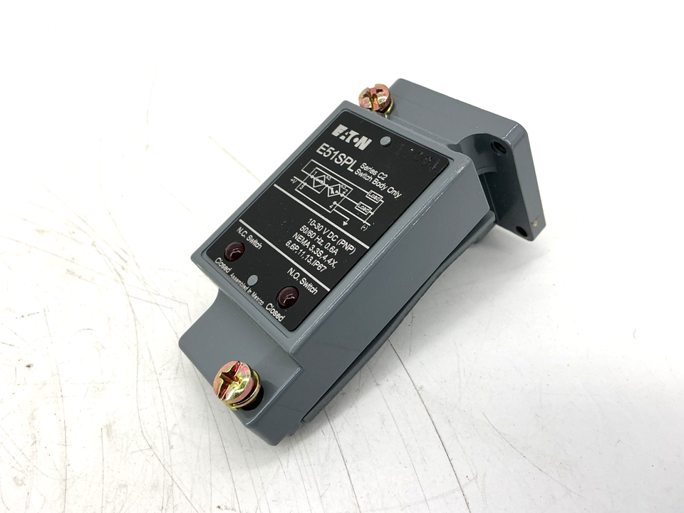 New Eaton E51SPL Ser C2 Switch Body 3-Wire NO & NC 0.6A 10-30VDC 50 ...