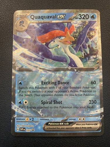 Quaquaval ex 035 Ultra Rare Pokemon Black Star Promo NM | eBay