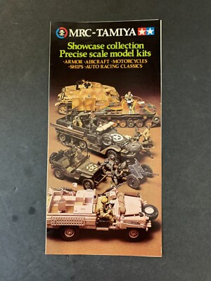 Vintage Tamiya Models Catalog Sales Brochure 1970s Model Kits | eBay