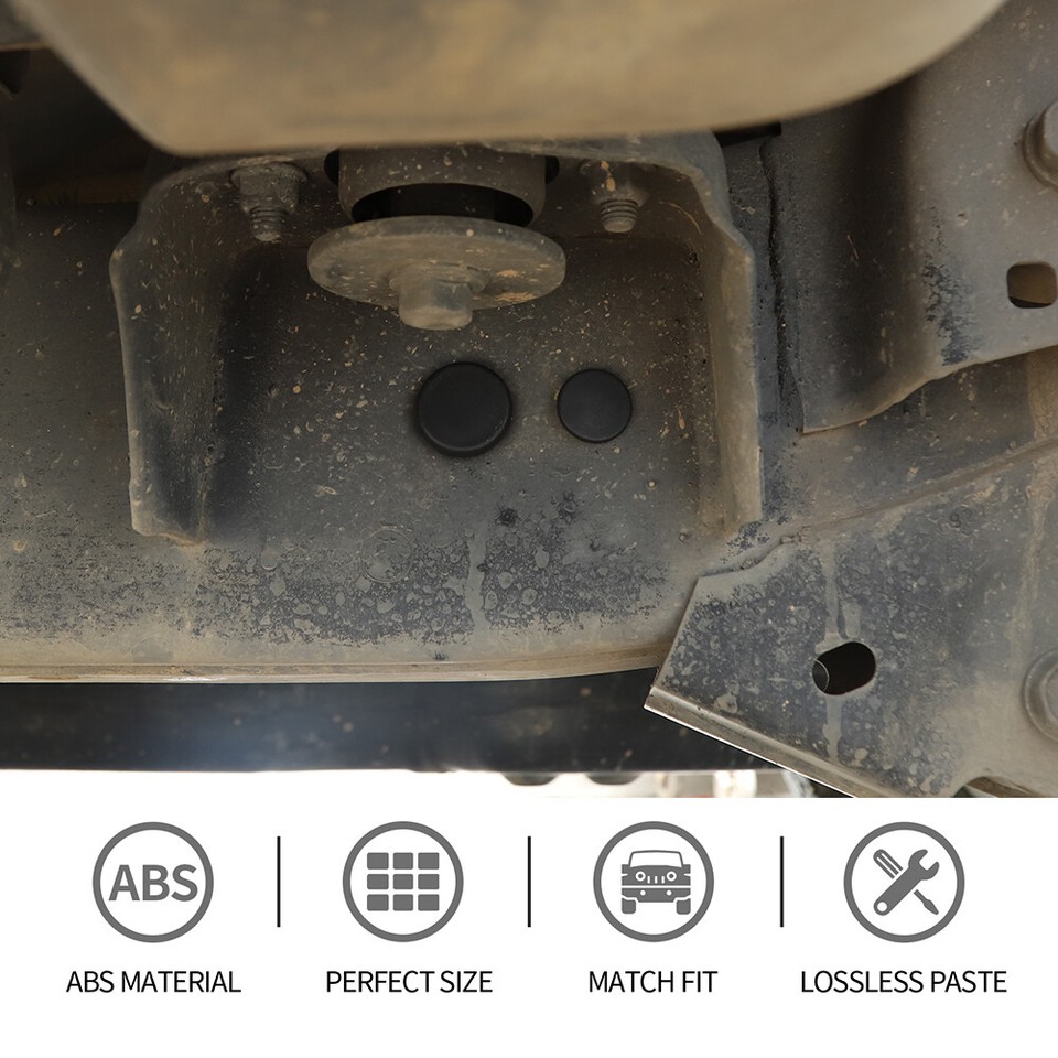 18x Chassis Waterproof Rubber Stopper Plugs Accessories for Jeep ...