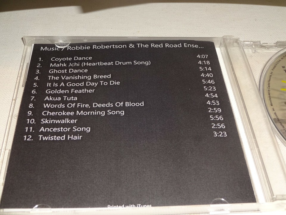 CD Robbie Robertson & The Red Road Ensemble: Music for The Native ...