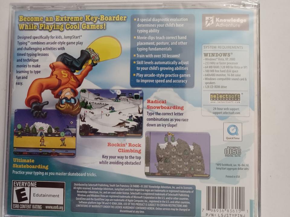 Jumpstart Typing; PC (Brand New/Factory Sealed) * | eBay