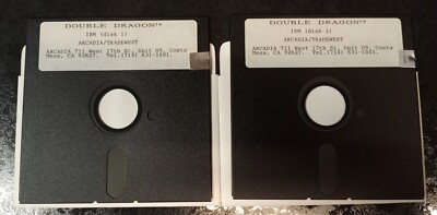 Double Dragon IBM PC Game Discs By Arcadia/Tradewest | eBay