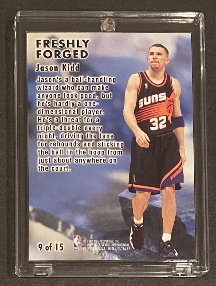 1996-97 Fleer Metal Jason Kidd Freshly Forged Insert #9 | eBay