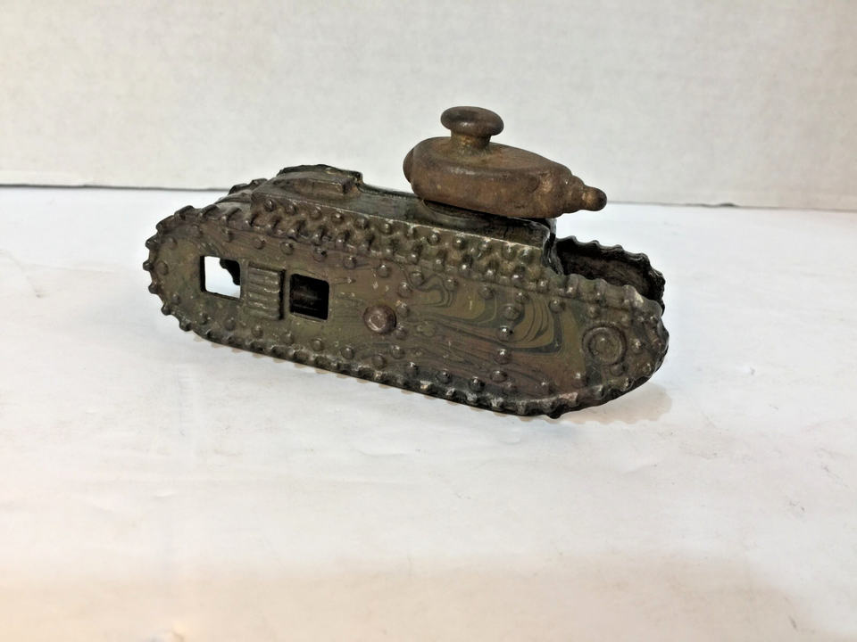 Vintage Hubley WW1 Toy Cast Iron Tank! | eBay
