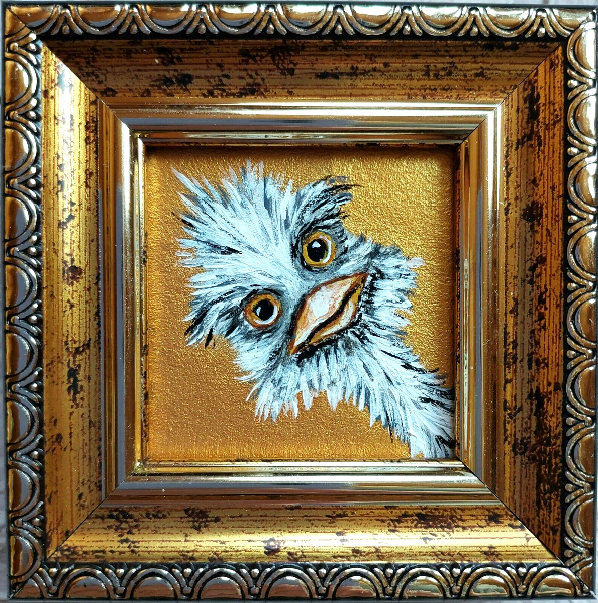 Funky Bird Painting Jerome Snyder Joyful Birds Flying Over New York