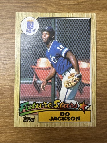 Bo Jackson ERROR Rookie Card Topps 1987 #170 Kansas City Royals ...