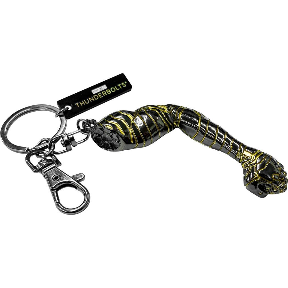 MARVEL Studios THUNDERBOLTS Bucky Arm Keychain Winter Soldier Key Ring ...