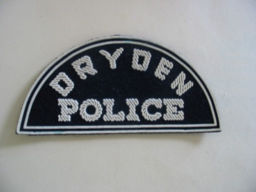 RARE OBSOLETE PATCH OF THE DRYDEN POLICE , ONTARIO, CANADA | eBay