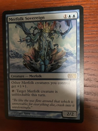 MTG Merfolk Sovereign CARD SINGLE USED EXCELLENT CONDITION SEE PHOTOS ...