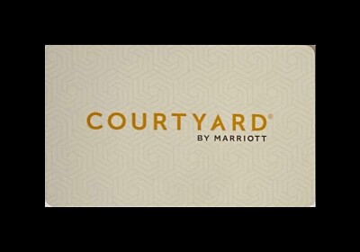 Marriott Courtyard Hotel White Design Room KEY CARD | eBay