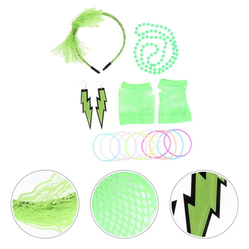 Bijoux De Fête Néon Aux Femmes Accessoires Pour Fournitures Cosplay | eBay