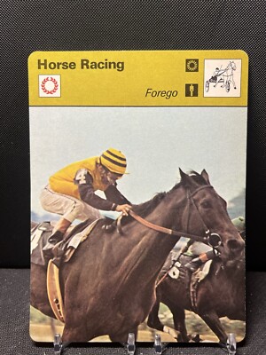 Sportscaster Horse Racing Card “Forego” 1978 Lausanne 03 005 17-06 | eBay