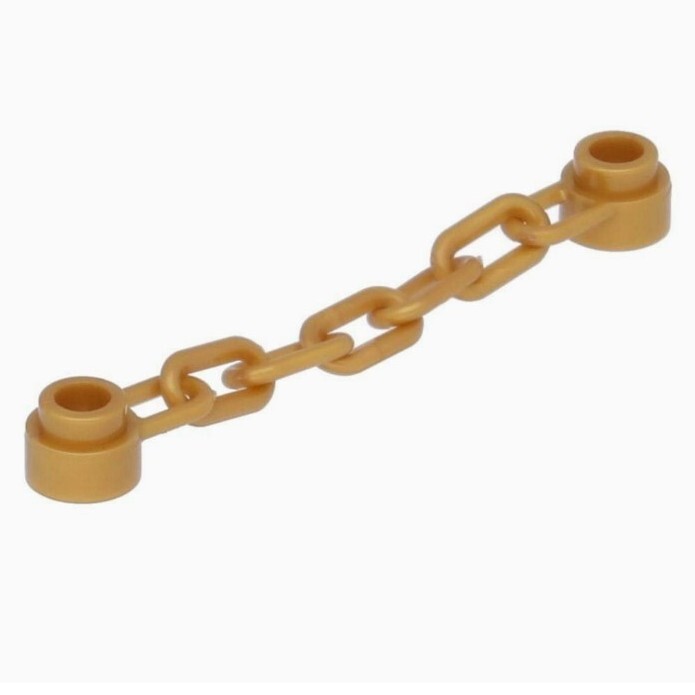 LEGO Parts Flat Dark Gold Chain 5 Links 39890 (Qty 10) Star Wars ...