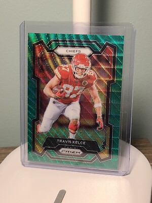 2023 Travis Kelce Prizm Green Wave No. 151 | eBay