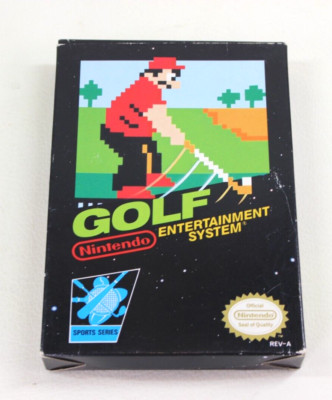 Golf - Nintendo Entertainment System, 1985 NES Black Box Complete CIB ...