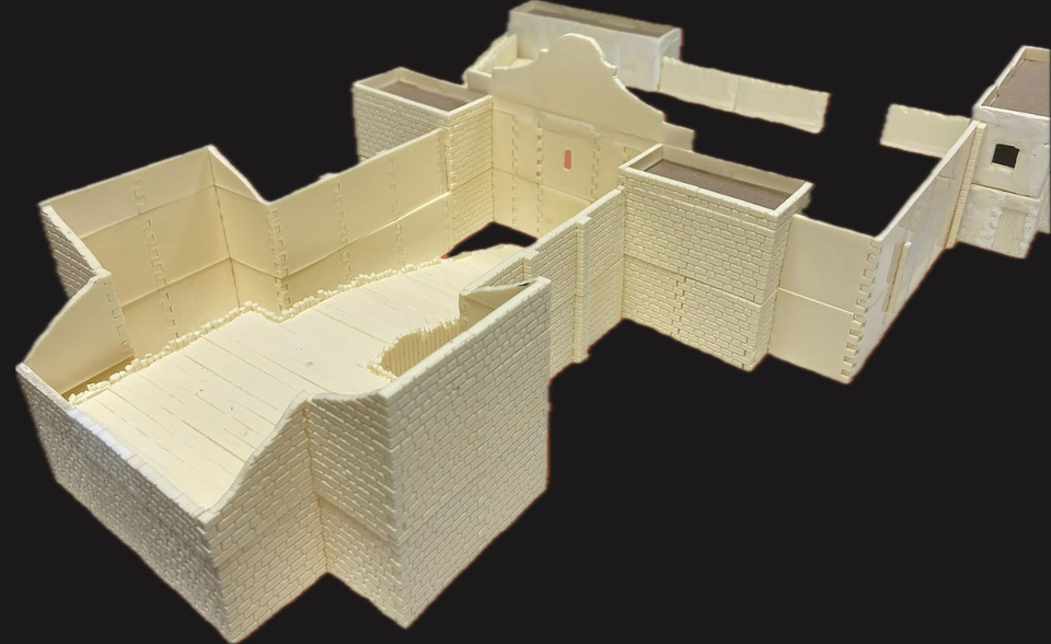 1/72 Alamo Mission Diorama Terrain Scenery Kit for Model Builders ...