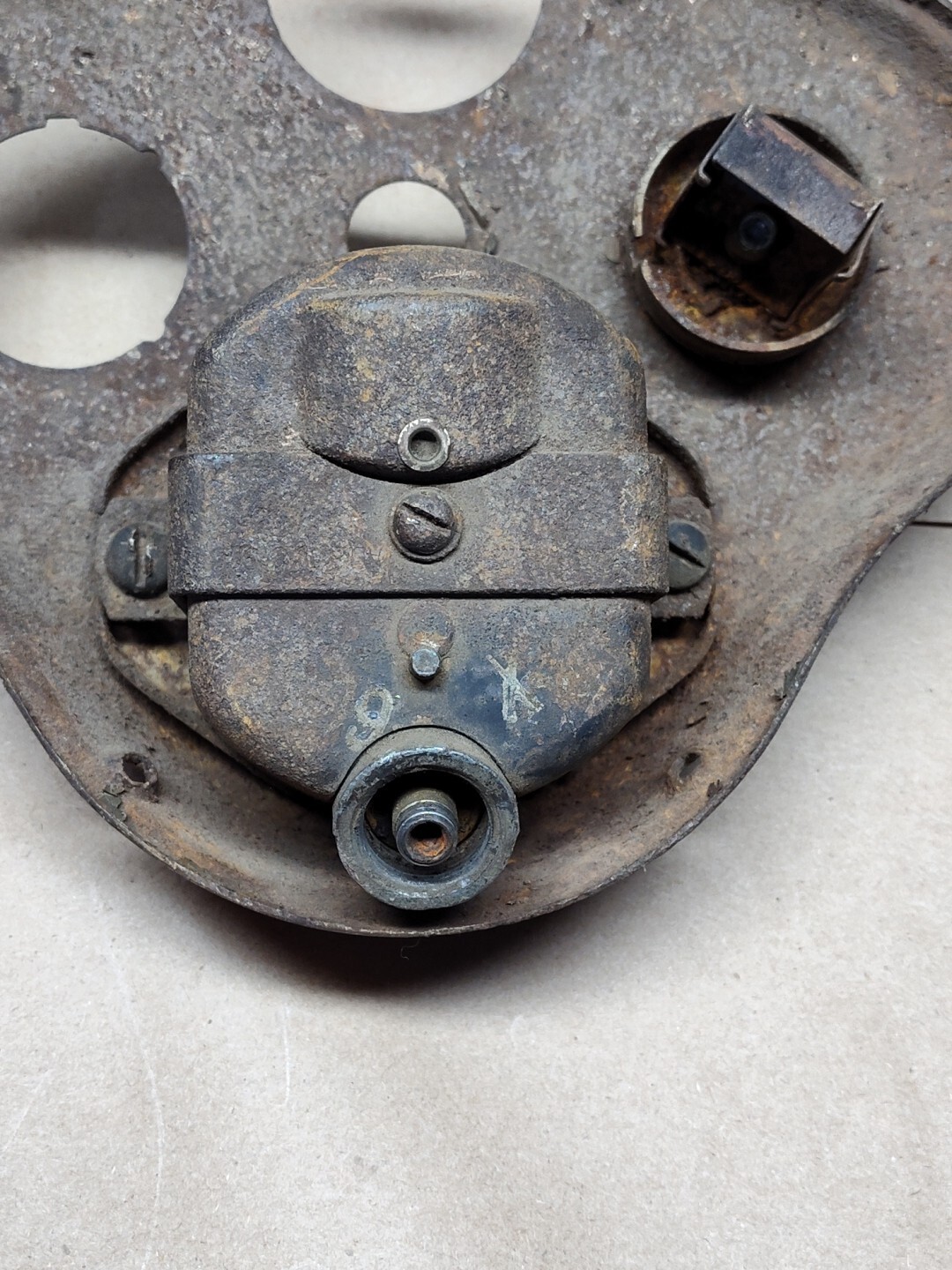 Stewart Warner Speedometer W/ Dash Panel, Instrument Cluster Ford Model ...