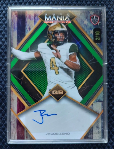 2024 WILD CARD AUTO MANIA JACOB ZENO AUTOGRAPH RC VINTAGE AMERICAN FLAG ...