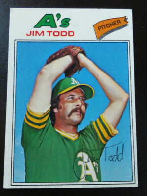 Jim Todd-1977 Topps Baseball-ex/mint/6-no.31-A's | eBay