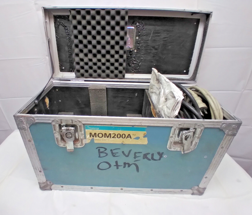 Megger (Programma) MOM200A Micro Ohmmeter, 200A, w/ Case and Leads. | eBay