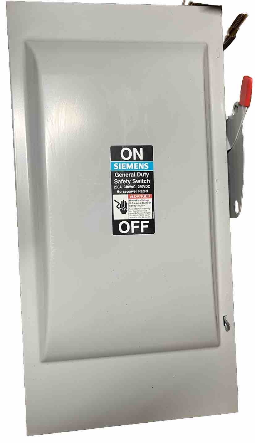 Siemens General Duty 240 Volt Safety Switch (GF324N) for sale online | eBay