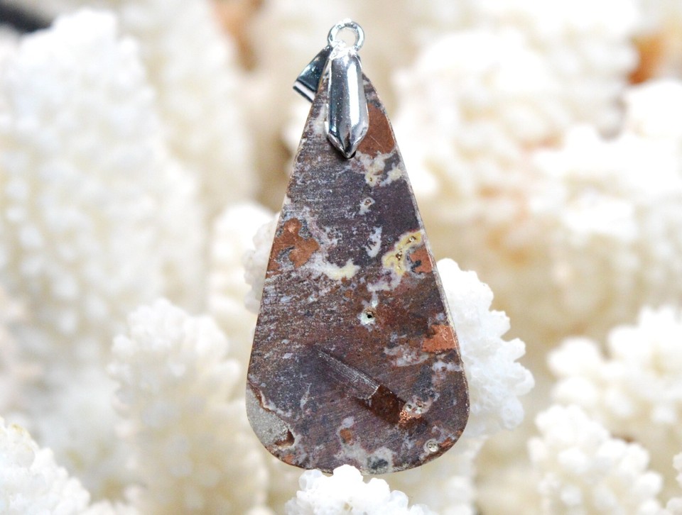 Copper Native & Dolomite 44 Gold - Pendant Cabochon Stone Natural - USA ...