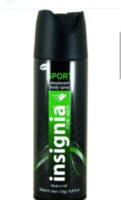 3X INSIGNIA SPORT FOR MEN DEODORANT BODY SPRAY 200ML | eBay