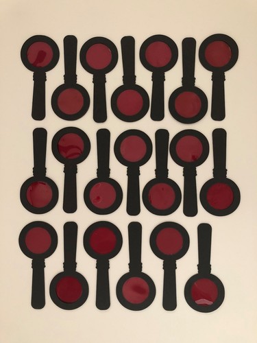 HIDDEN MESSAGE DECODER / SECRET DECODER / RUBY DECODER / RED REVEAL ...