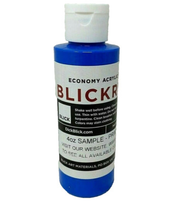 Blick Blickrylic Acrylic Polymer Paint 4 fl oz. 120ml Primary Blue | eBay