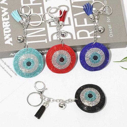 Turkey Eyes Crystal Keychains For Women Keychain Key Ring Bag ...