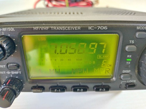 ICOM IC-706 HF/50/144MHz All Mode Ham Radio Transceiver Tested Working ...