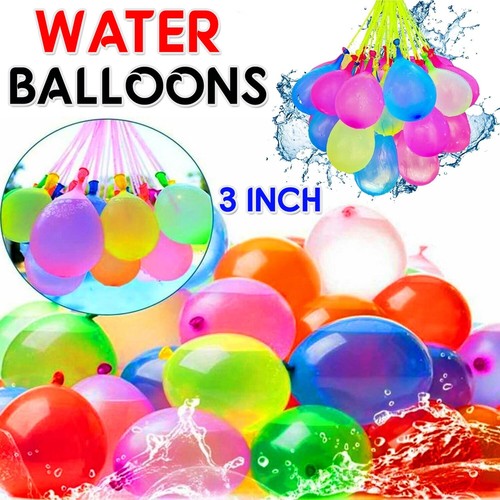 1000 Water Balloons Outdoor Summer Party Fun Water Bombs Garden Party ...