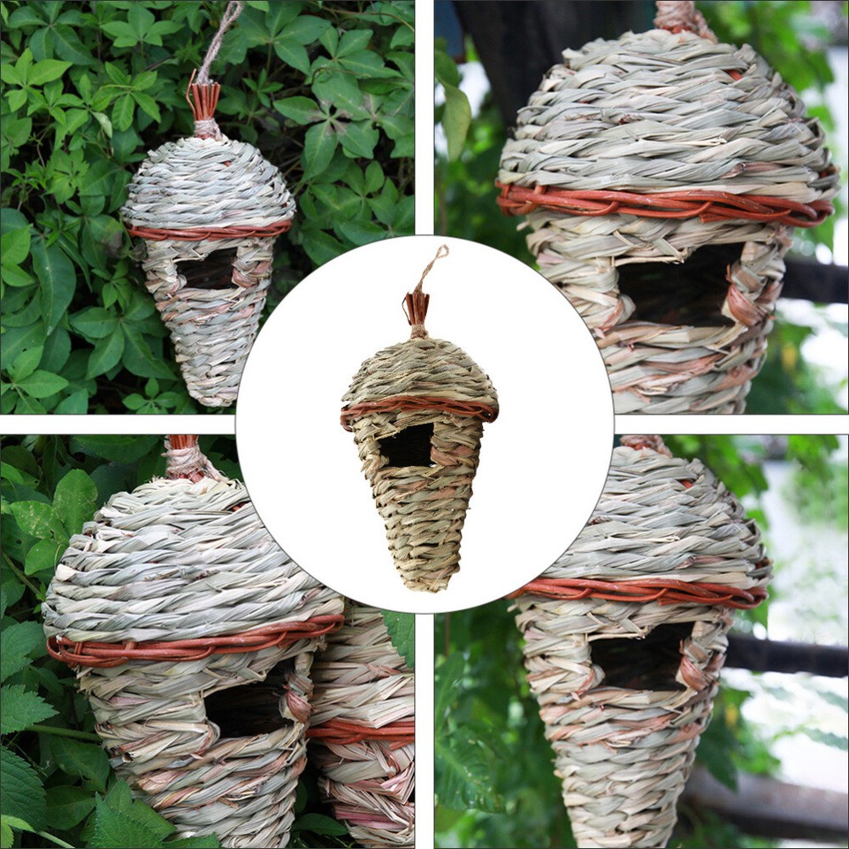 1pc Handmade Bird Nest Decorative Bird Nest Model Knitted Scene Decor ...