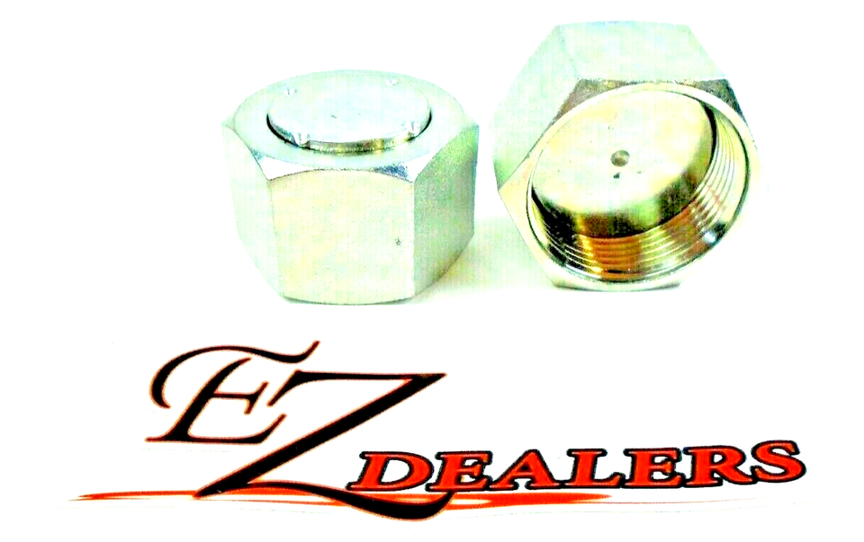 -16 ORS ORFS CAP (2) pcs HYDRAULIC ADAPTER FITTING O-RING FACE SEAL FS ...