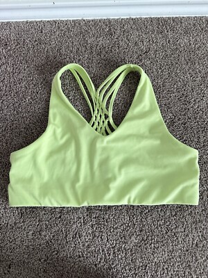Women’s Aerie Braided Back Sports bra /Bra Green size medium NO PADS | eBay