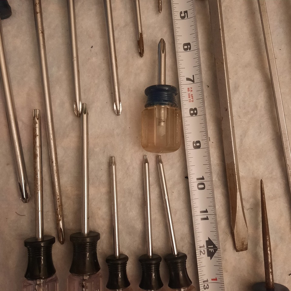 Craftsman Screwdrivers Torx and Awl 19 PC Set! USA Made Vintage. | eBay