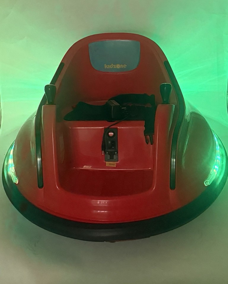 Kidzone 12V Kids Toy Electric Ride On Bumper Car, 360 Spin, Light Up | eBay