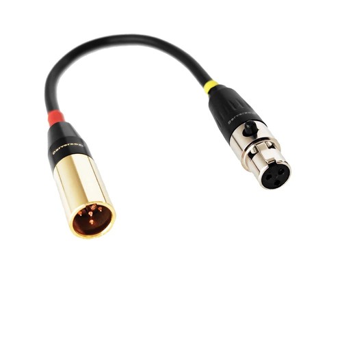 TA4F 4 pin to 3 pin Mini XLR Cable for Shure akg Pocket Transmitter ...